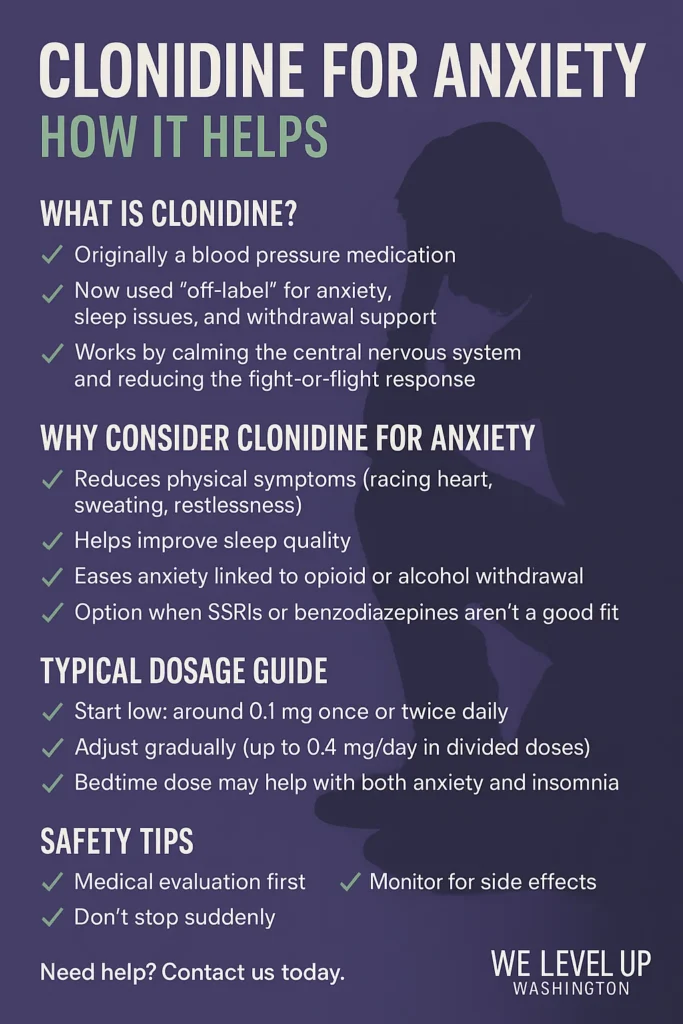 Clonidine for Anxiety, What You Need to Know