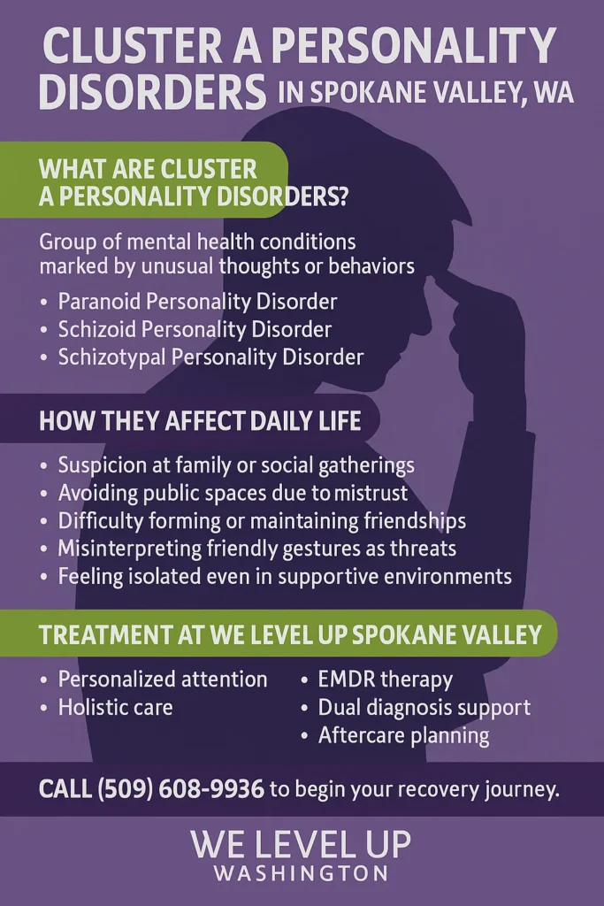 Cluster A Personality Disorders & Symptoms | We Level Up WA