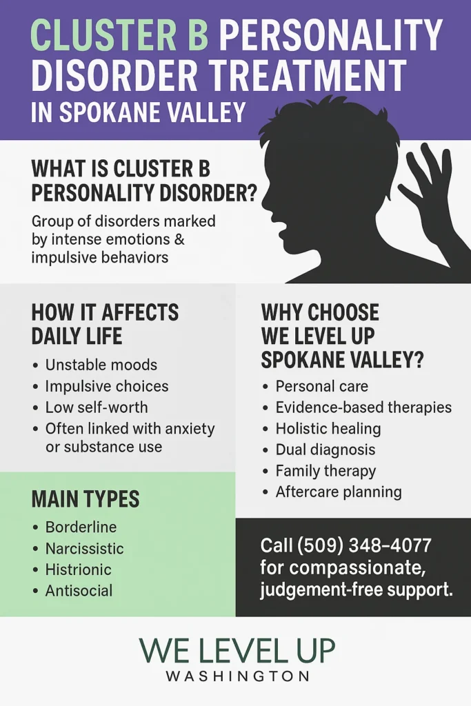 Cluster B Personality Disorder Treatment in Spokane Valley